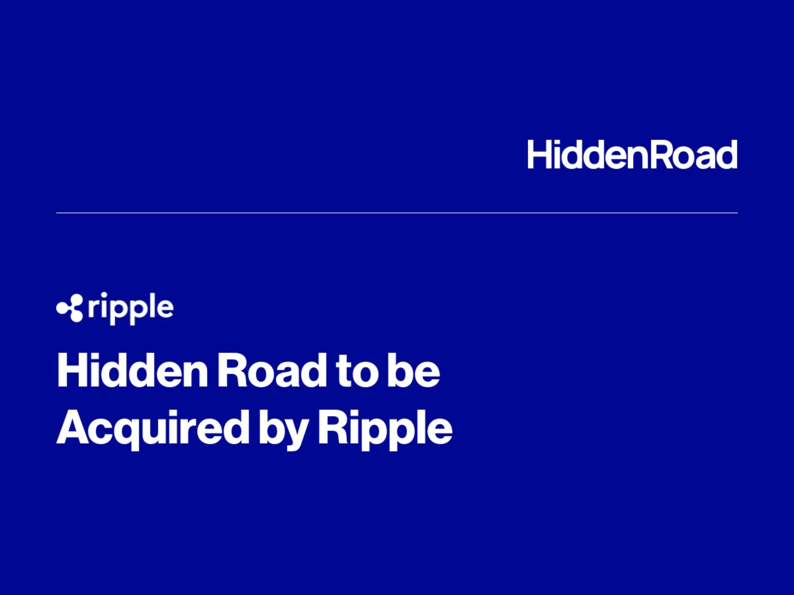 Marc Asch: Hidden Road Acquired By Ripple | Greycroft
